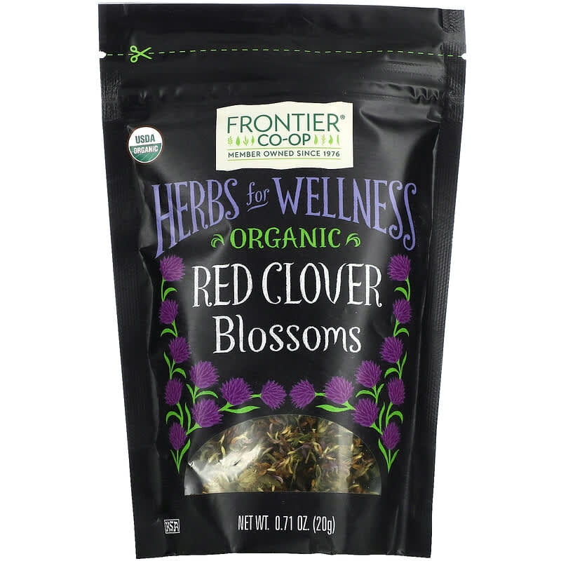 Frontier Co-op, Organic Red Clover Blossoms, 0.71 oz Pack of 2 ...