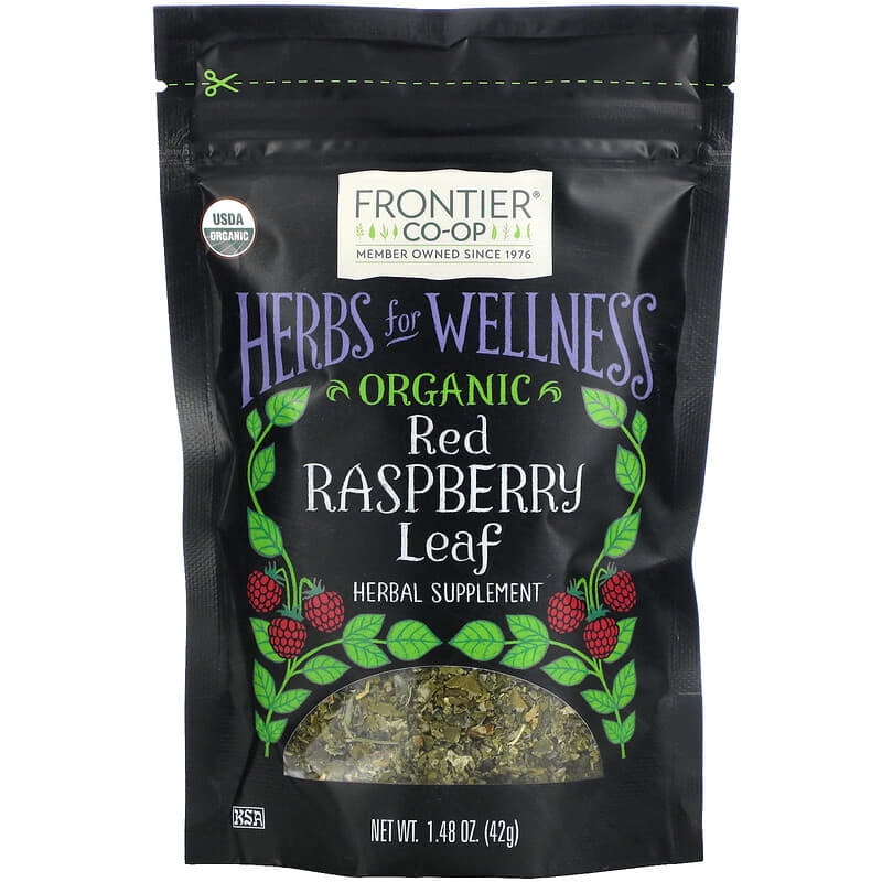 Frontier Co-op, Organic Red Raspberry Leaf, 1.48 oz Pack of 3 - Walmart.com