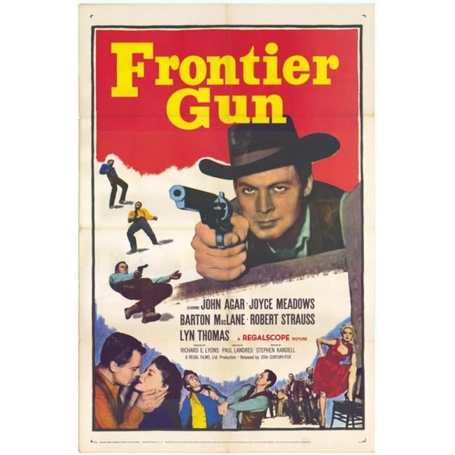 Frontier Gun Movie Poster - 27 x 40 in. - Walmart.com