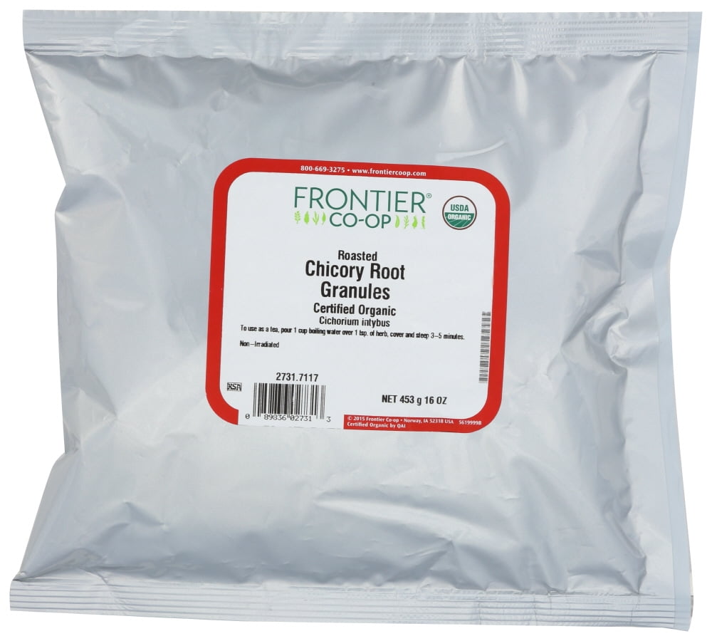 Frontier Herb Organic Roasted Chicory Root Coffee Granules, 1 Lbs ...