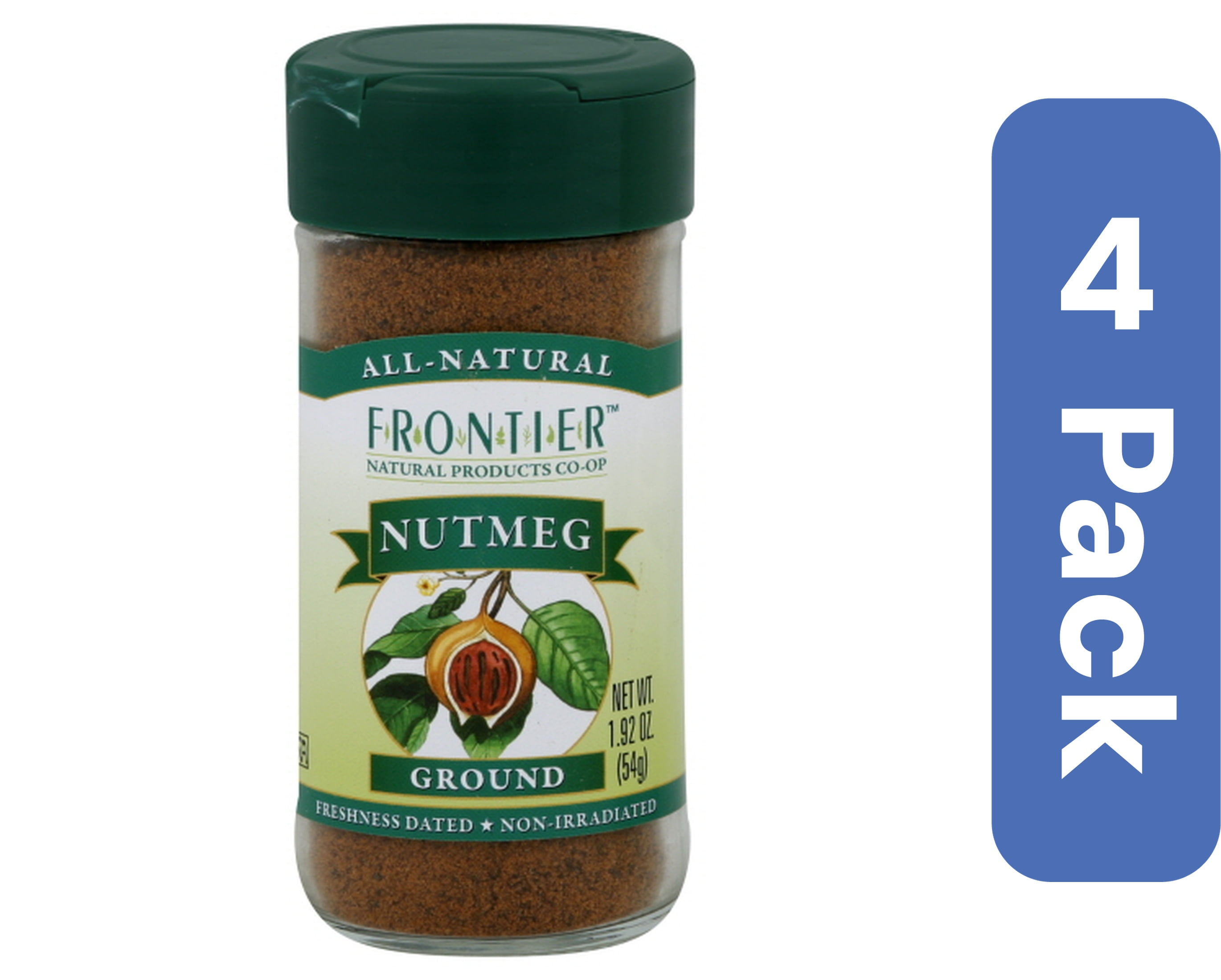Frontier Herbs Nutmeg Ground Bottle 2.08 oz (Pack of 4) - Walmart.com