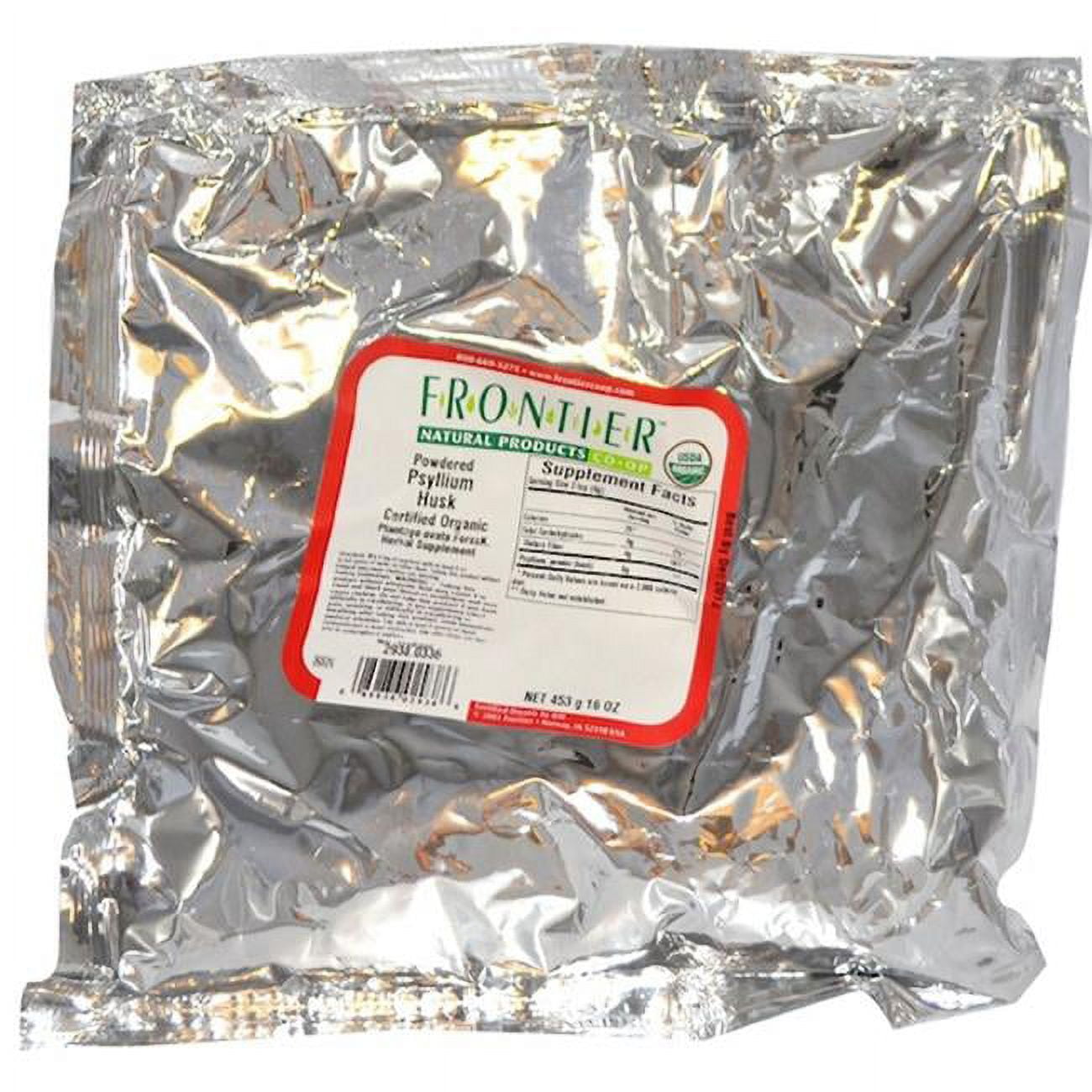 Frontier Natural Products Frontier Psyllium Husk Pwd - 1x1LB - Walmart.com