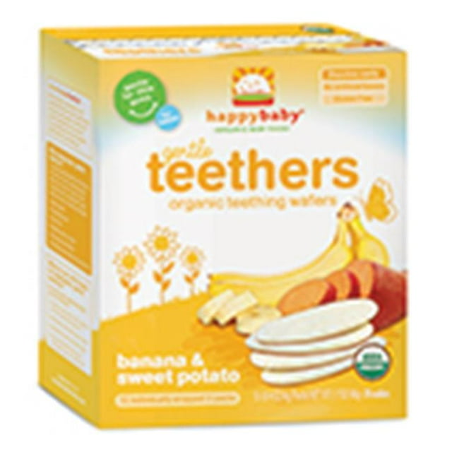 Frontier Natural Products Gentle Organic Teething Wafers Banana & Sweet ...