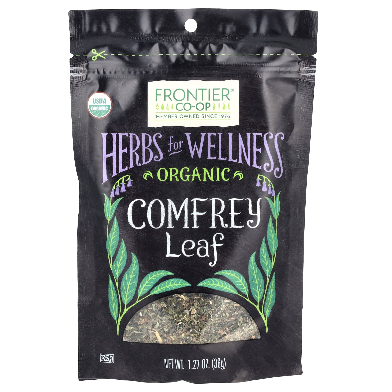 Frontier Co-op Comfrey Leaf, 1.27 oz (36 g), Bulk Herbs, Sustainably ...