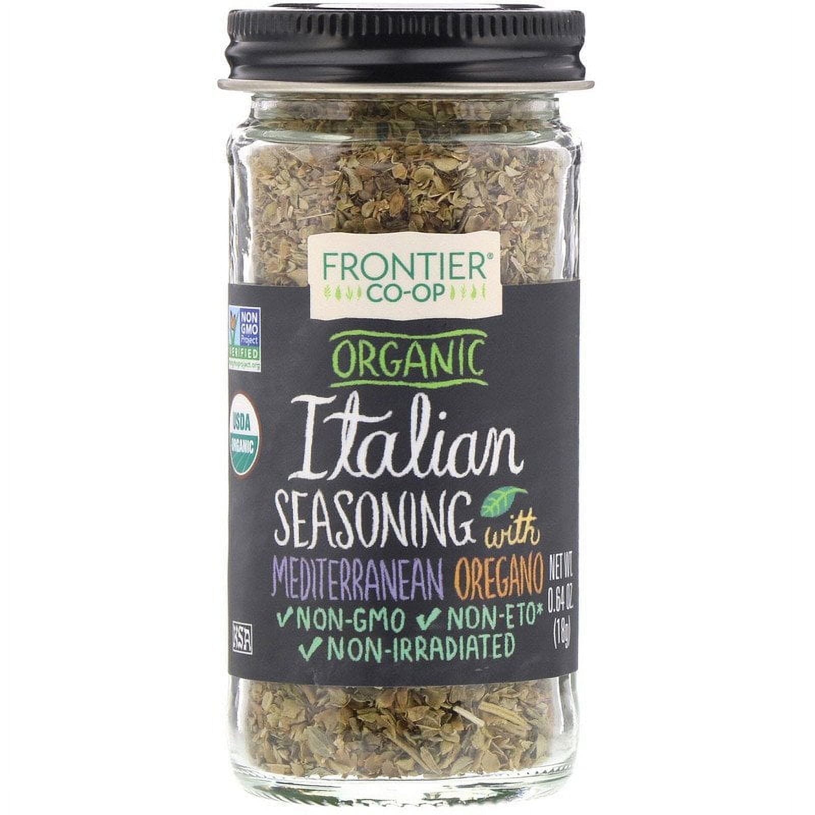 Frontier Natural Products Organic Italian Seasoning with Mediterranean ...