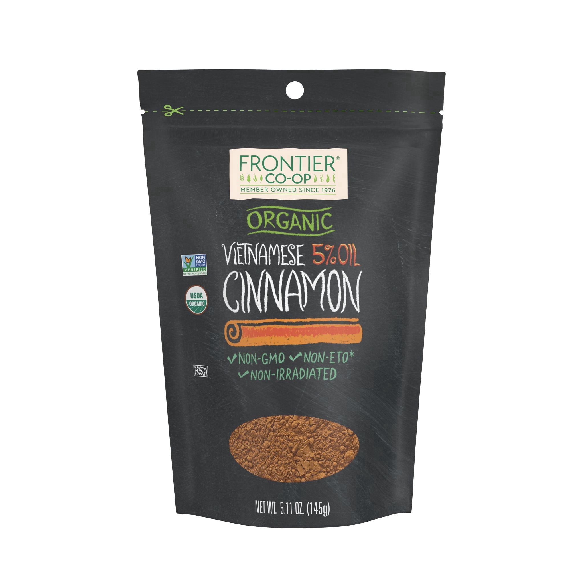 Frontier Co-op Non GMO Organic Vietnamese Cinnamon Spice, 5.11 oz ...