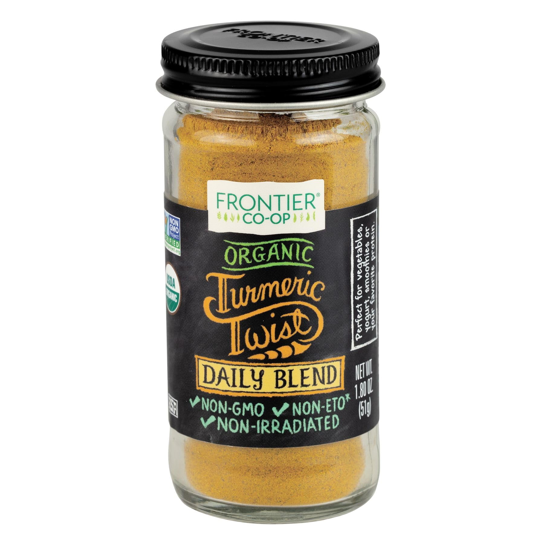 Frontier Turmeric Blend, Daily, Organic, 1.8 Ounce - Walmart.com