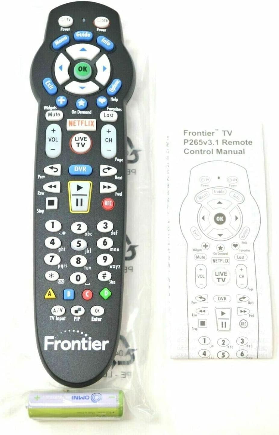 Frontier Remote with Button New - Walmart.com