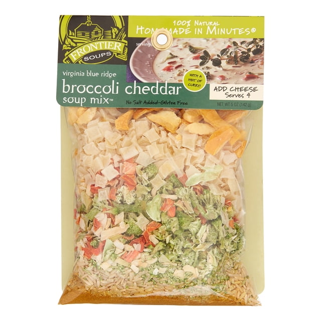 Frontier Soups Broccoli Cheddar Soup Mix, 5 Oz - Walmart Business Supplies