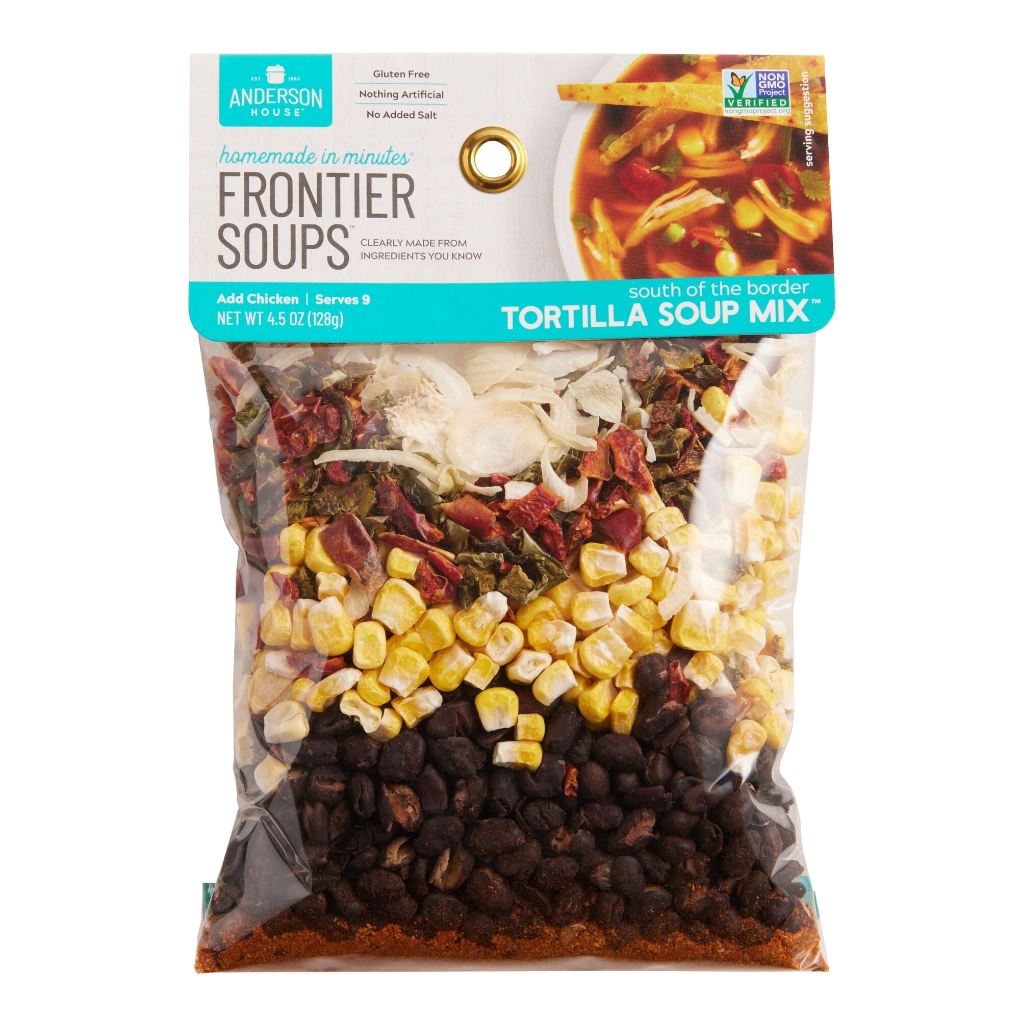 Frontier Soups South of the Border Tortilla Soup Mix 4.5 oz Pack of 2 ...