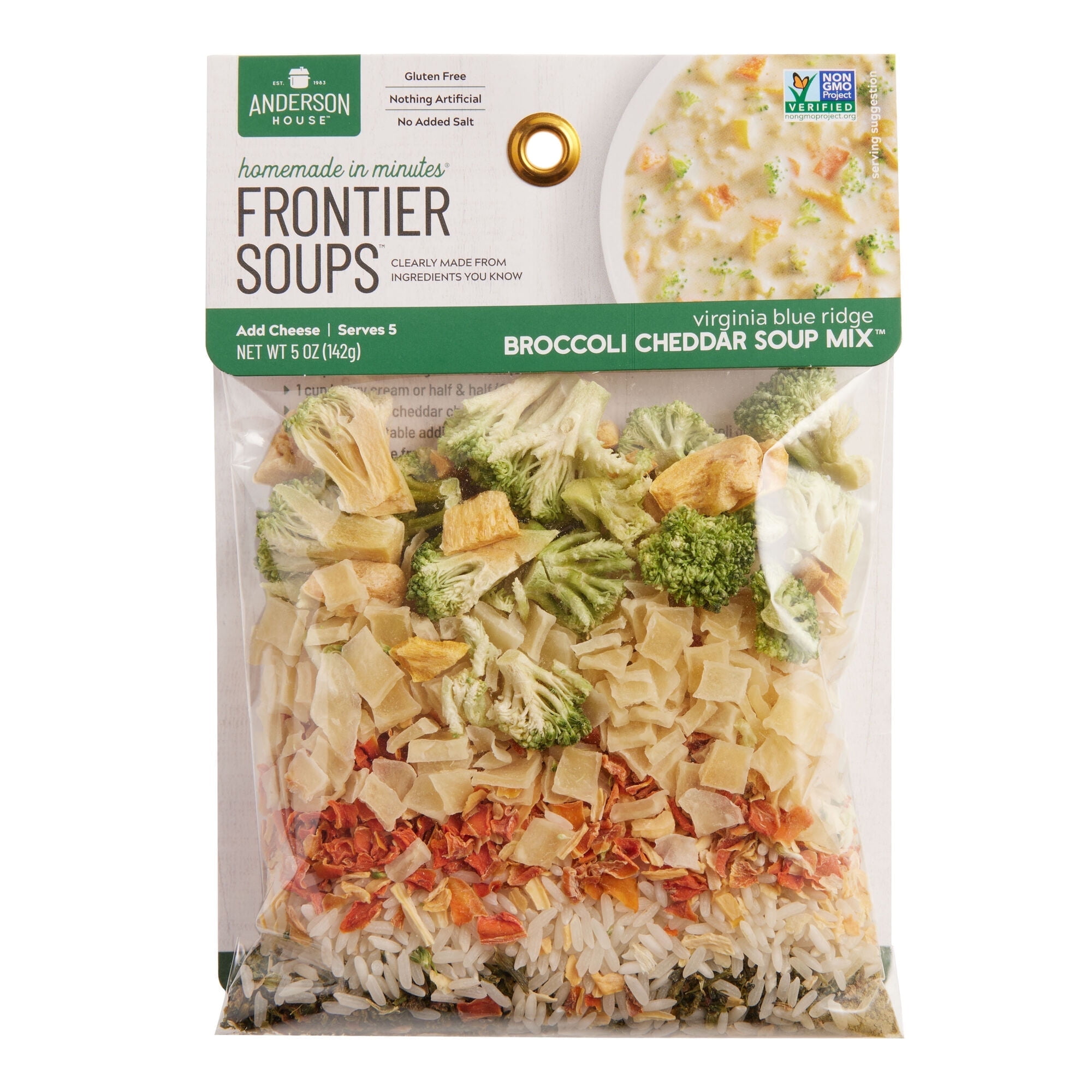 Frontier Soups Virginia Blue Ridge Broccoli Cheddar Soup Mix 5 oz ...