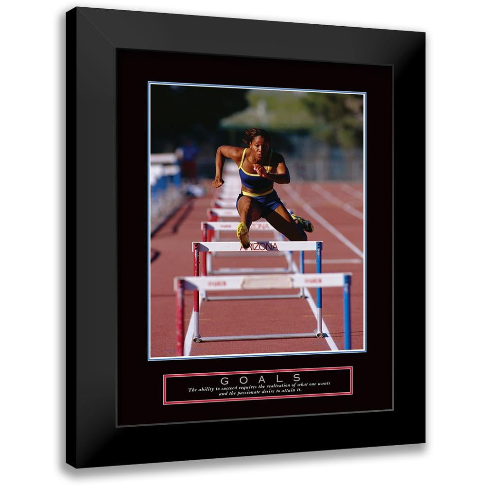 Frontline 12x14 Black Modern Framed Museum Art Print Titled - Goals ...