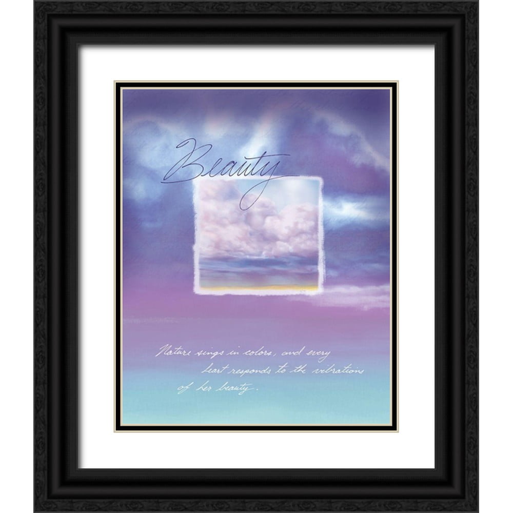 Frontline 12x14 Black Ornate Wood Framed with Double Matting Museum Art ...