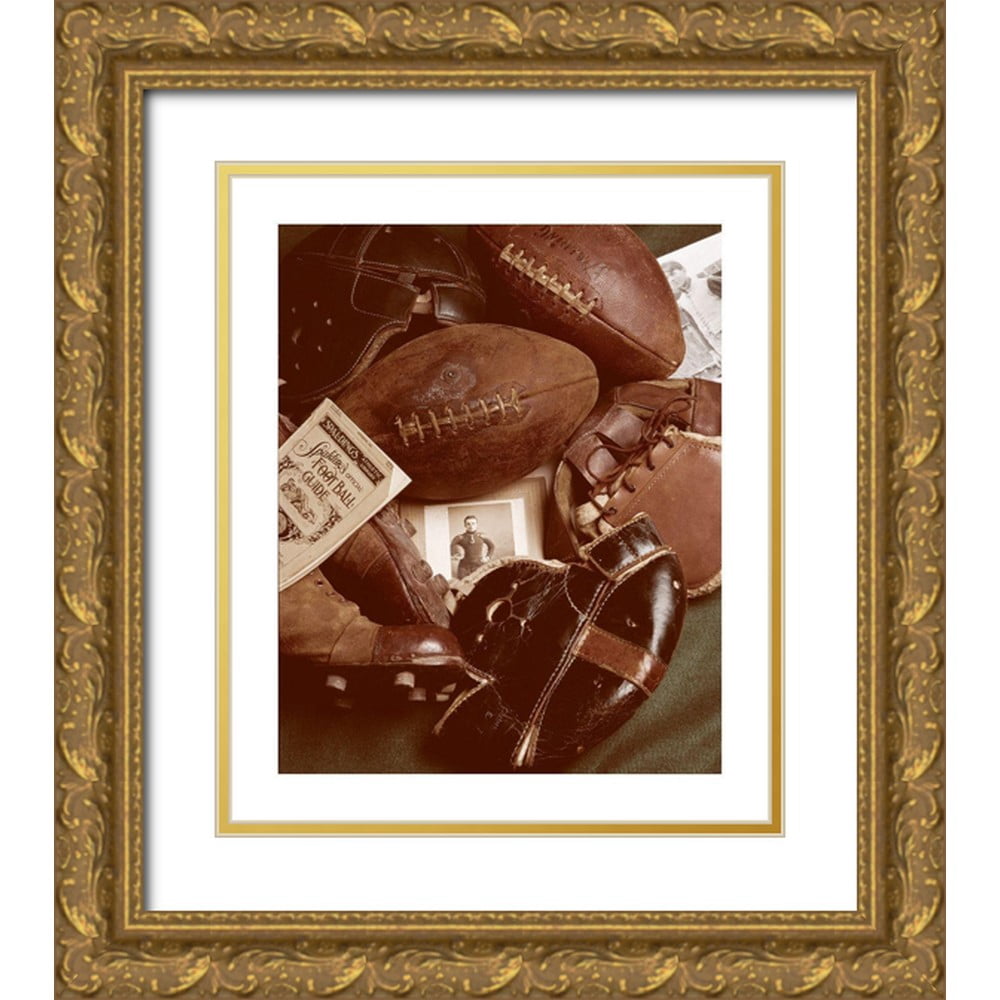 Frontline 12x14 Gold Ornate Wood Framed with Double Matting Museum Art ...