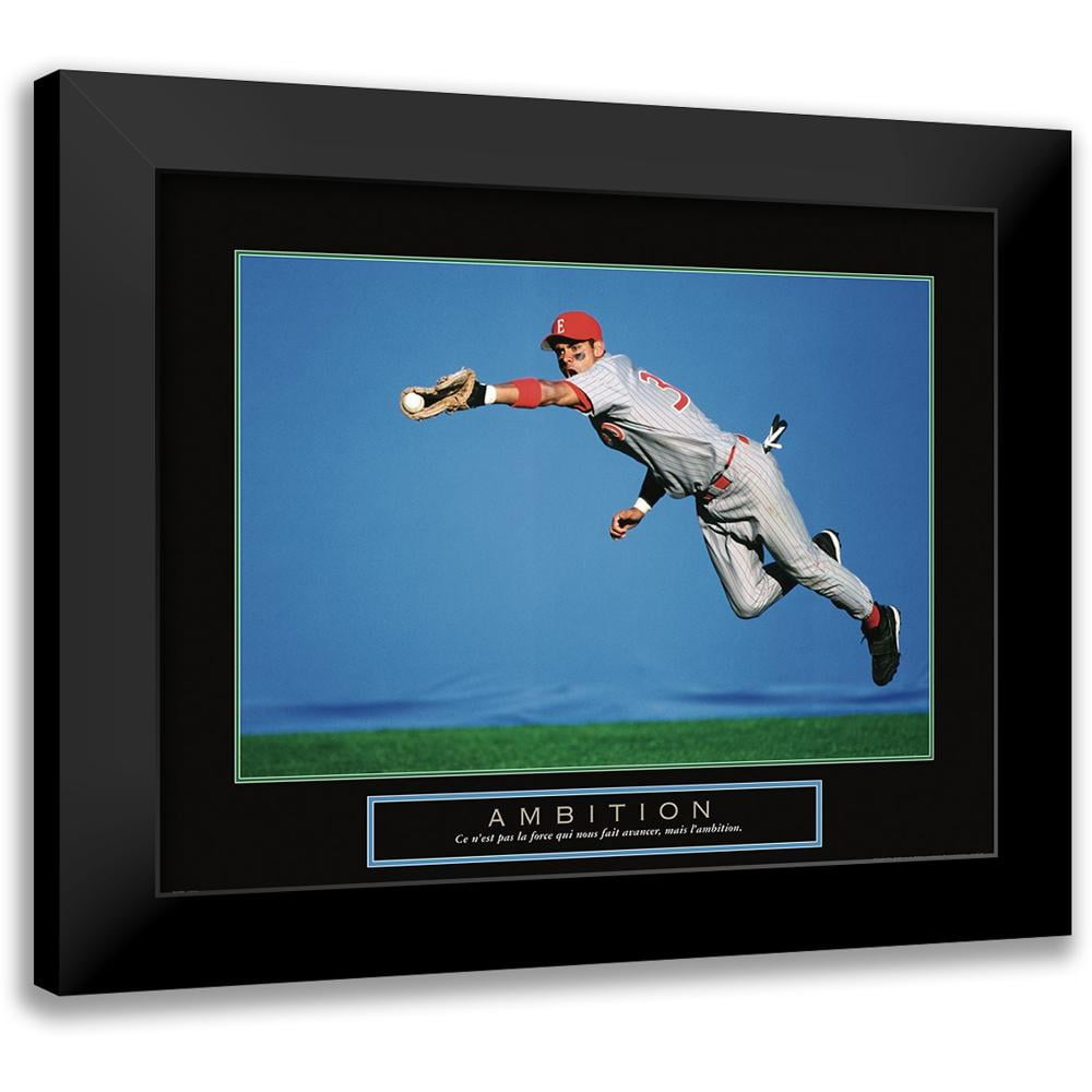 Frontline 14x12 Black Modern Framed Museum Art Print Titled - Ambition ...