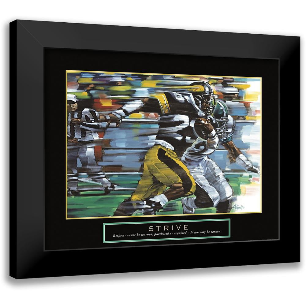 Frontline 14x12 Black Modern Framed Museum Art Print Titled - Strive ...