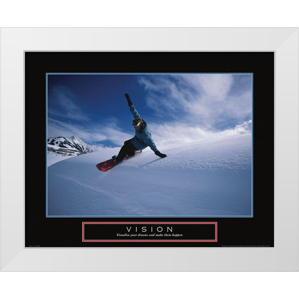 Frontline 14x12 White Modern Wood Framed Museum Art Print Titled ...
