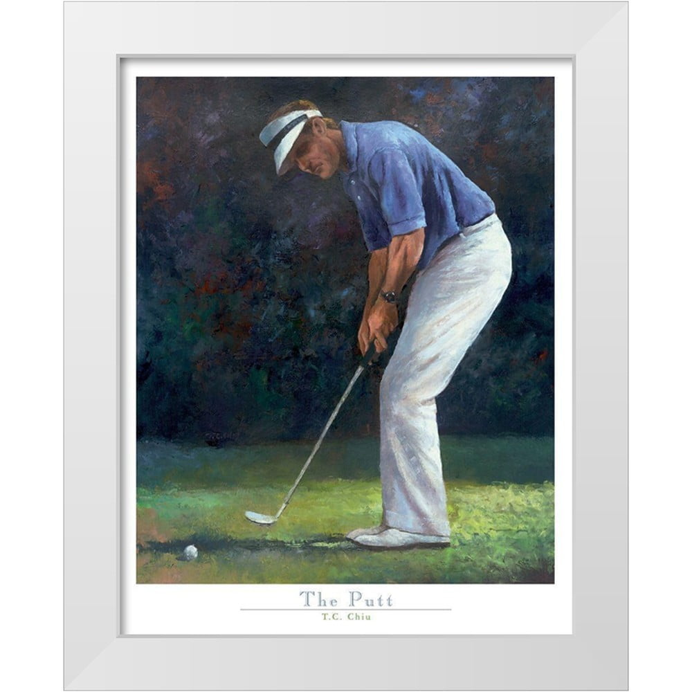 Frontline 15x18 White Modern Wood Framed Museum Art Print Titled - Golf ...