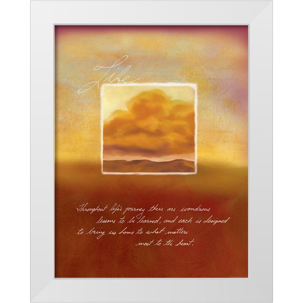 Frontline 15x18 White Modern Wood Framed Museum Art Print Titled - Life ...