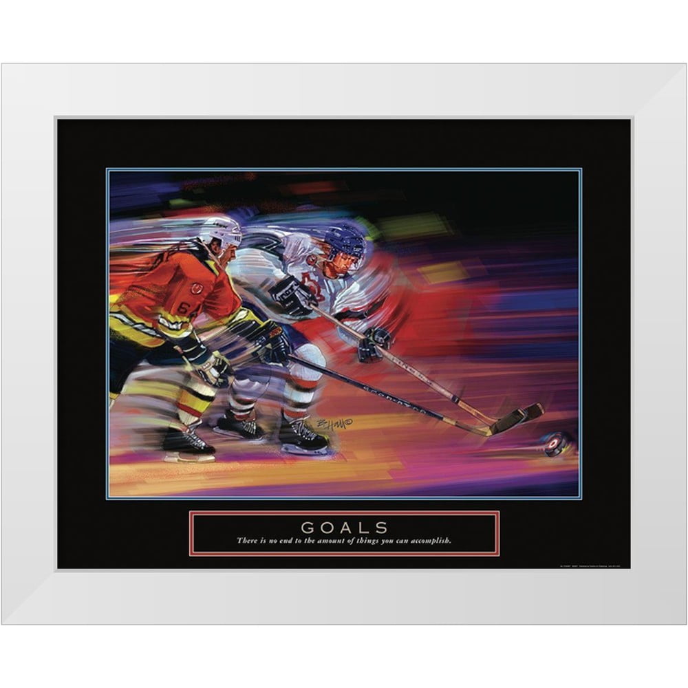 Frontline 18x15 White Modern Wood Framed Museum Art Print Titled ...