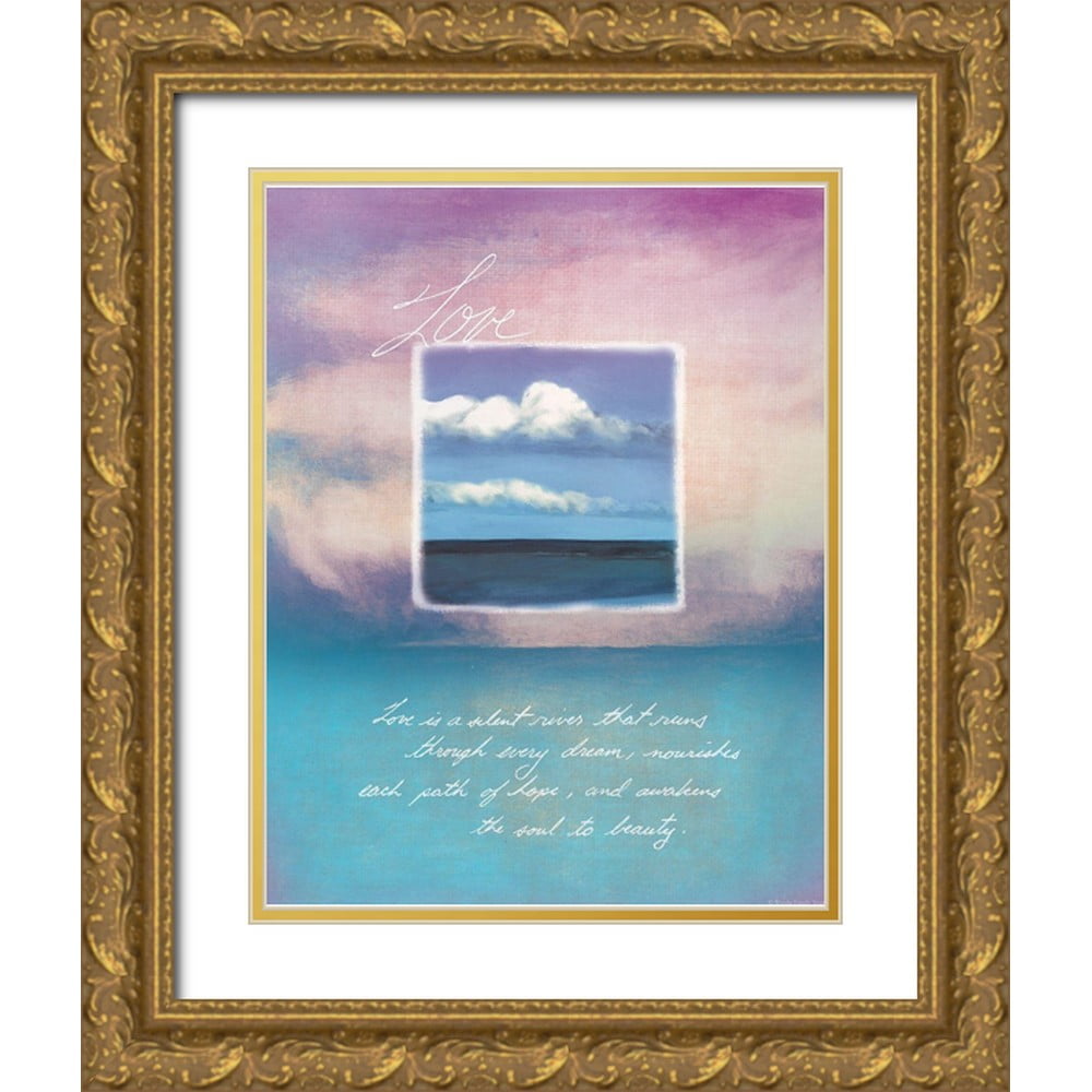 Frontline 20x24 Gold Ornate Wood Framed with Double Matting Museum Art ...