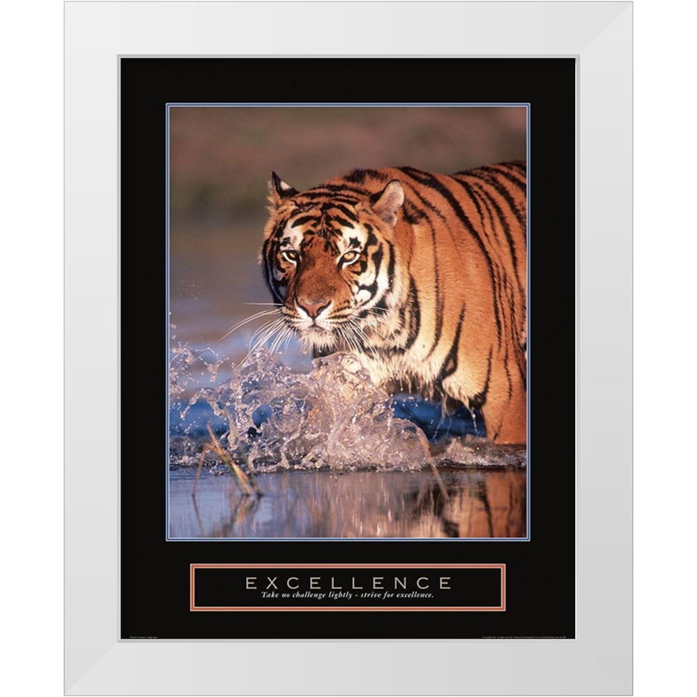 Frontline 20x24 White Modern Wood Framed Museum Art Print Titled ...