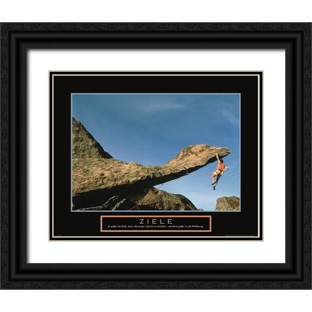 Frontline 24x20 Black Ornate Wood Framed with Double Matting Museum Art ...