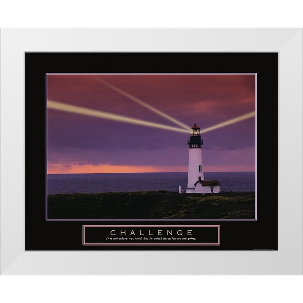 Frontline 24x20 White Modern Wood Framed Museum Art Print Titled ...