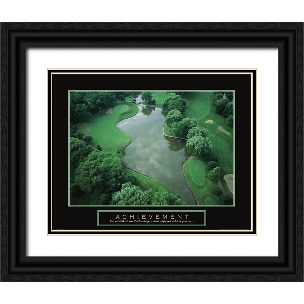 Frontline 32x26 Black Ornate Wood Framed with Double Matting Museum Art ...