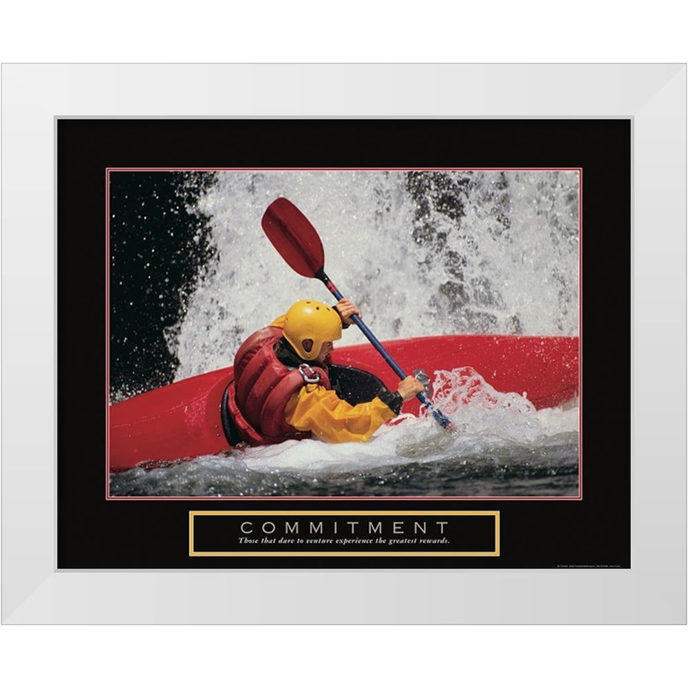 Frontline 32x26 White Modern Wood Framed Museum Art Print Titled ...