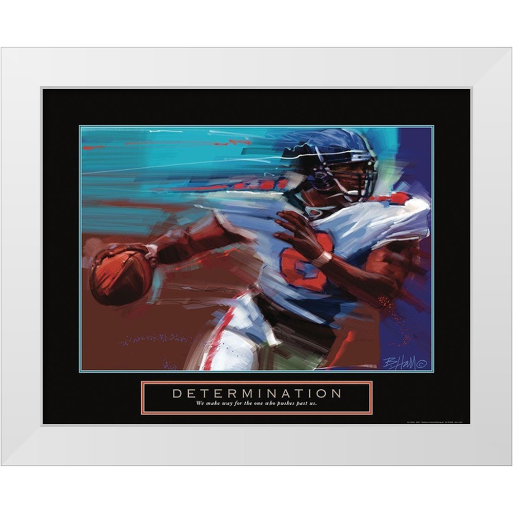 Frontline 32x26 White Modern Wood Framed Museum Art Print Titled ...