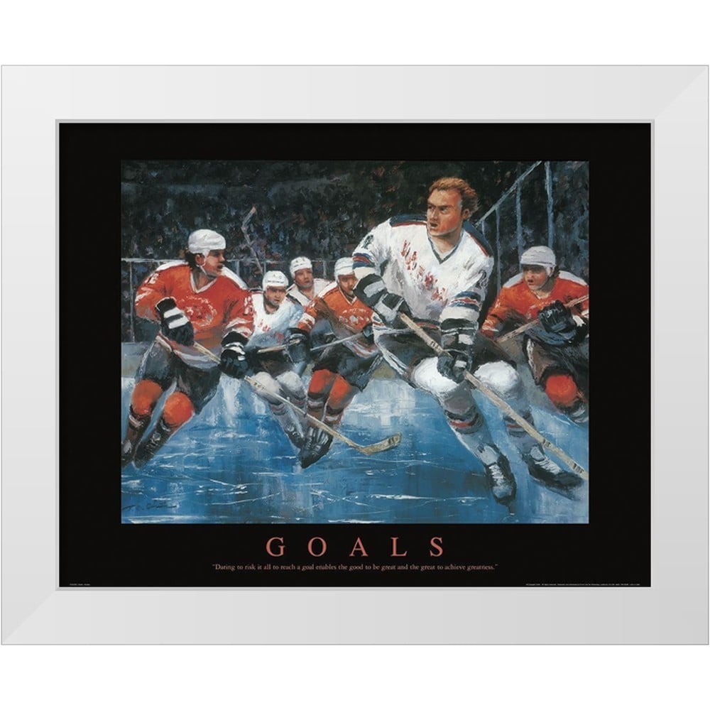 Frontline 32x26 White Modern Wood Framed Museum Art Print Titled ...