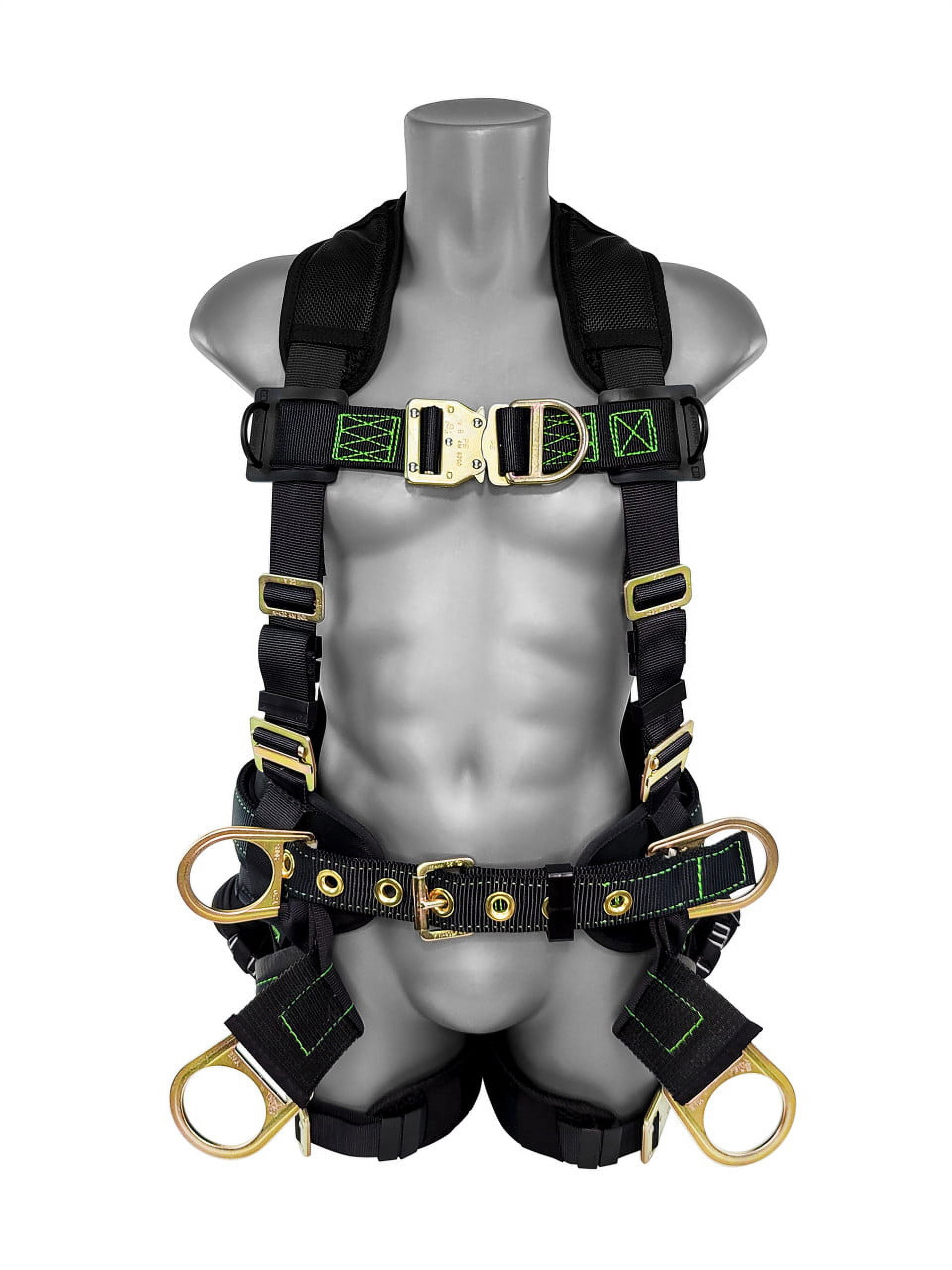 Frontline 350TWQC Patriot Tower Climbing Harness with Seat Sling Airflo ...