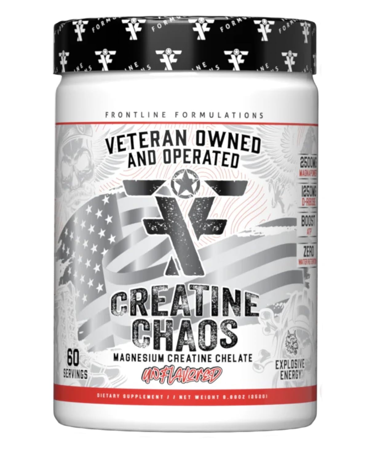Frontline Formulations Creatine Chaos Mg Creatine Chelate 60 Servings ...