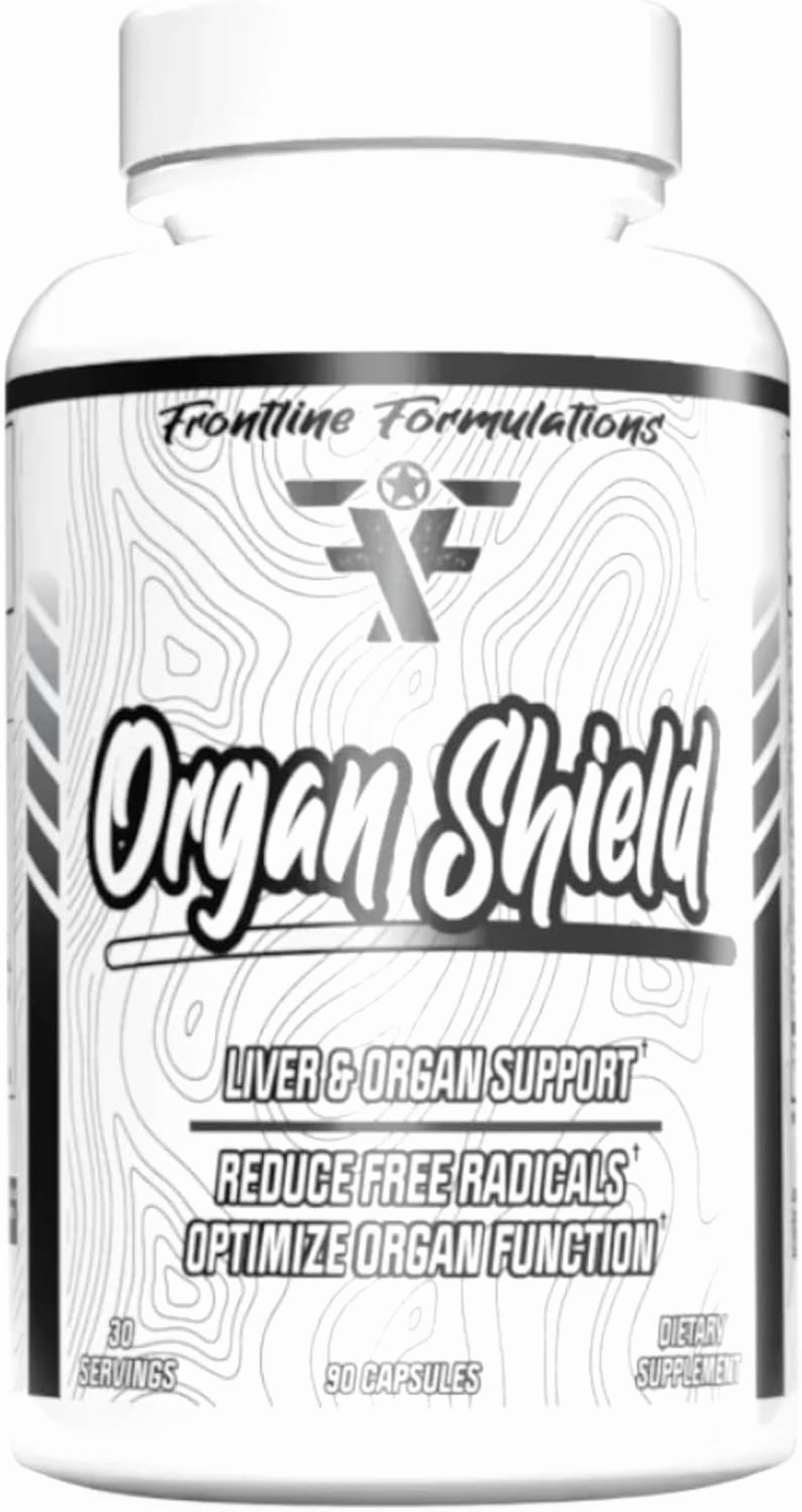 Frontline Formulations Organ Shield, Liver and Organ Support, 90 ...