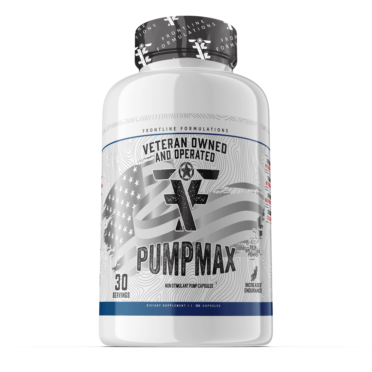 Frontline Formulations Pump Max, Stimulant Free, Dietary Supplement, 30 ...