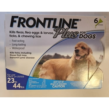 FRONTLINE Plus Flea and Tick Medicine for Dogs, Small Dogs 5-22 Pounds ...