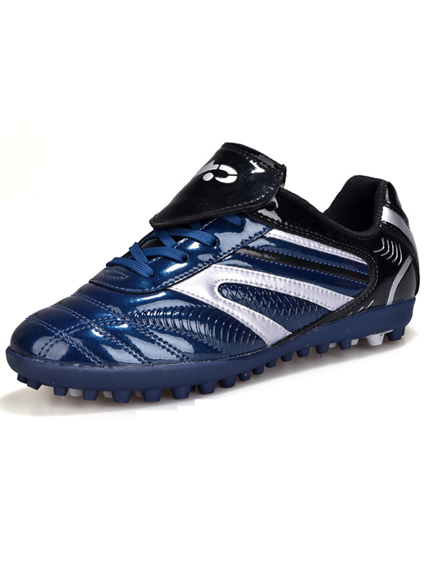 Frontwalk Boy's Soccer Cleats Round Toe Sneakers Lace Up Football Shoes ...