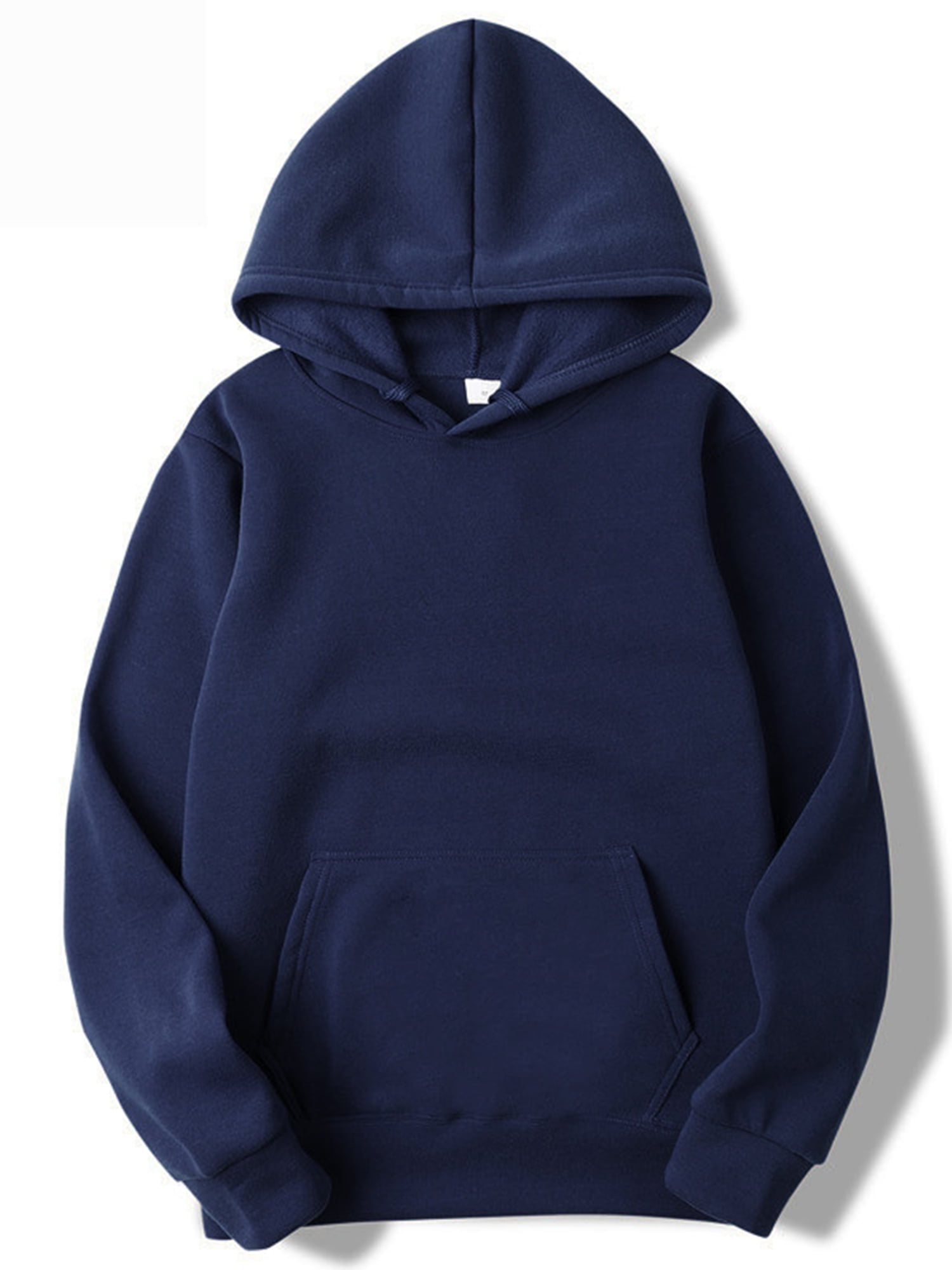 Frontwalk Casual Fleece Tops for Women Winter Plain Hoodies Sweatshirt Long Sleeve Basic ...