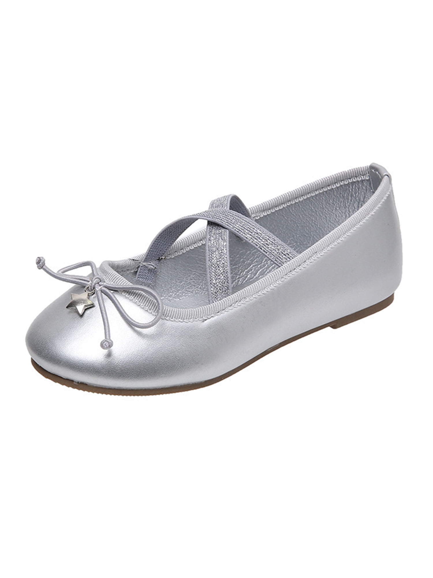 Frontwalk Girls Ballet Flat Cross Strap Flats Slip On Mary Jane ...