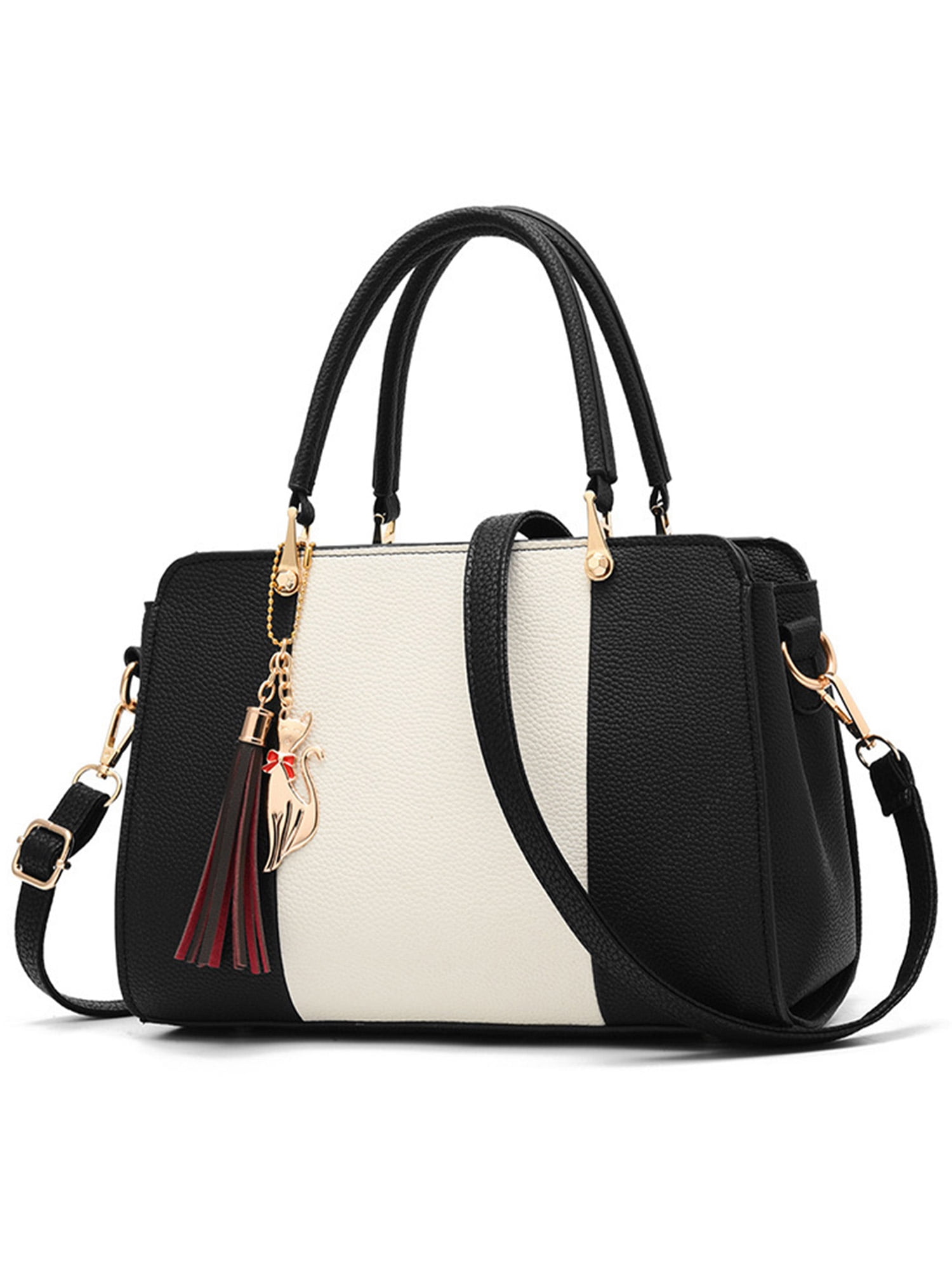 Frontwalk Ladies Handbag Multi Pocket Shoulder Bag Zipper PU Leather ...