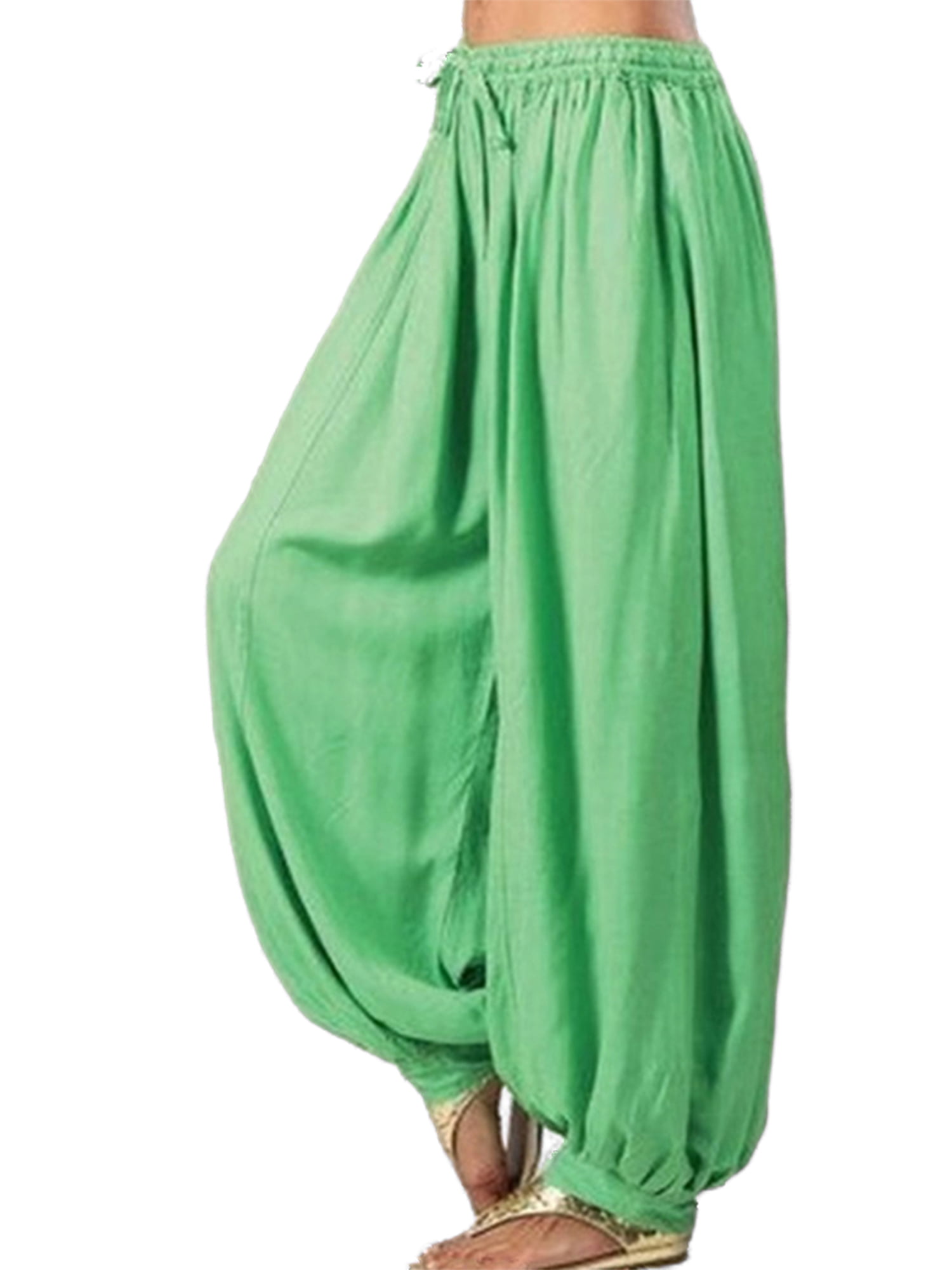 Lemento Women's Linen Harem Pants Yoga Hippie Lantern Trousers Casaul ...