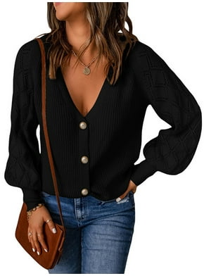 Women's Button Up Sweaters