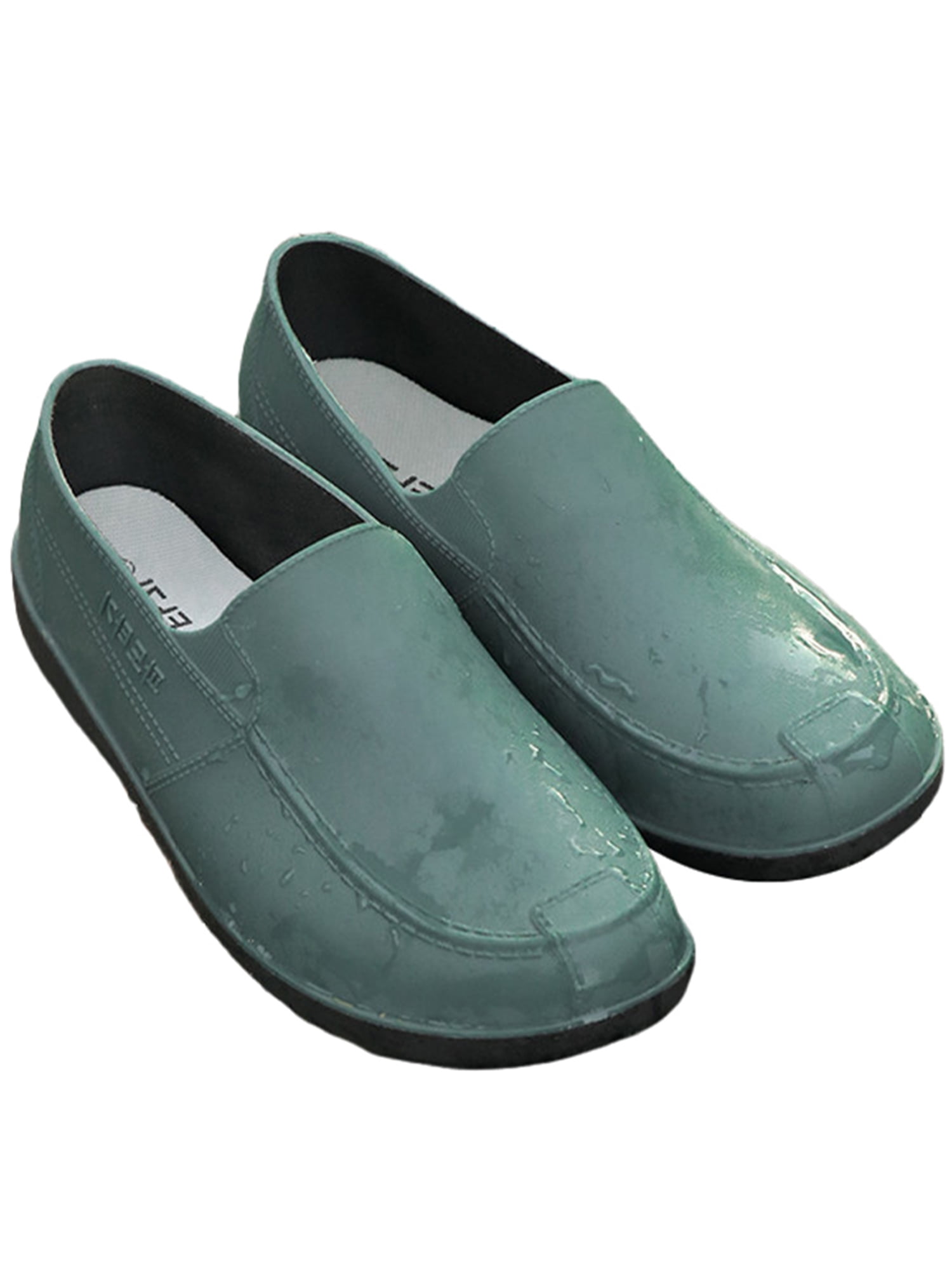 Frontwalk Men Chef Shoe Lace Up Rain Boots Round Toe Kitchen Shoes Walk ...