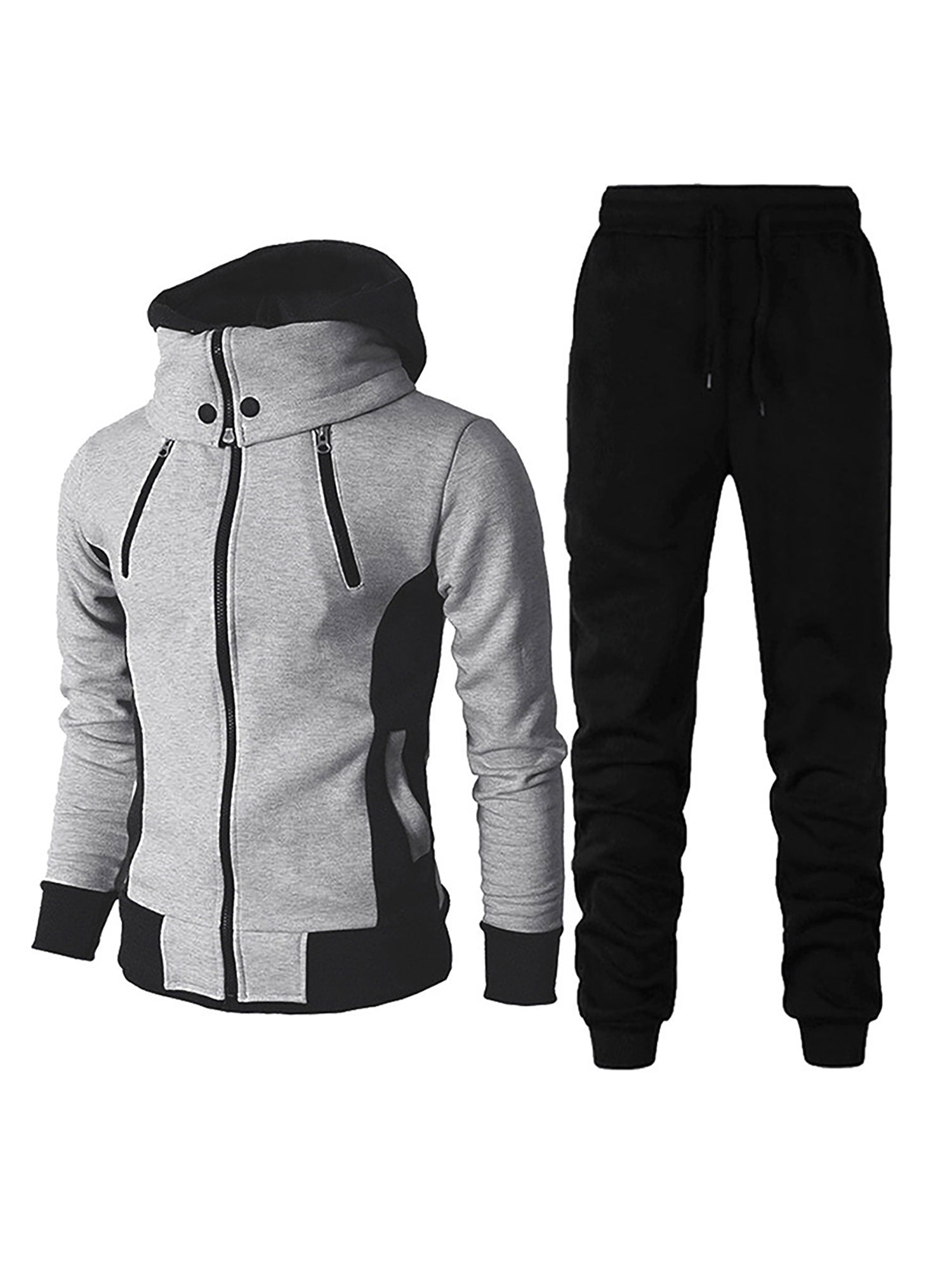 Customer reviews for Frontwalk Men Regular Fit Hooded Sweatshirts+Pant ...