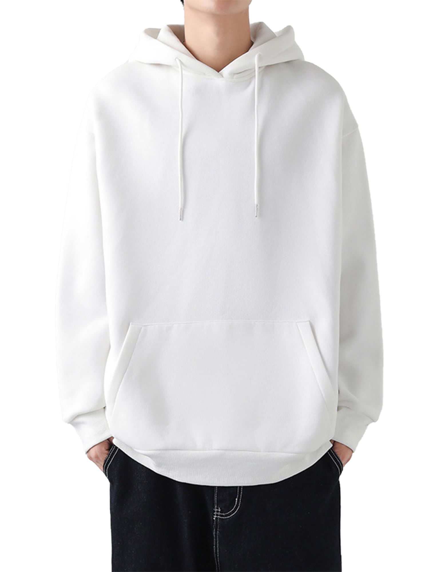 Frontwalk Men Sweatshirt Fall Casual Pullover Hoodie Winter Long Sleeve ...