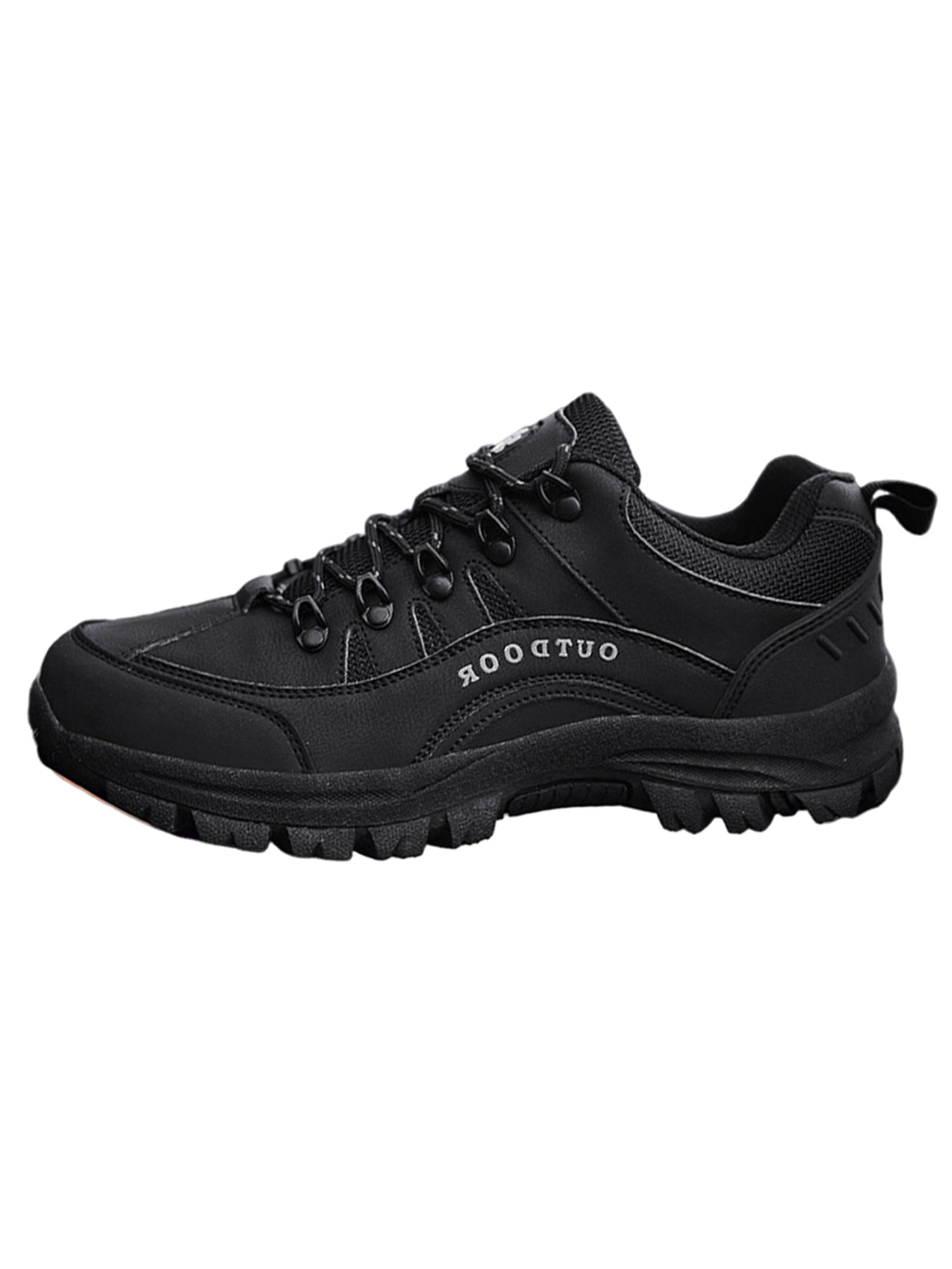Frontwalk Men's Walking Shoes Lace Up Sneakers Casual Hiking Shoe ...