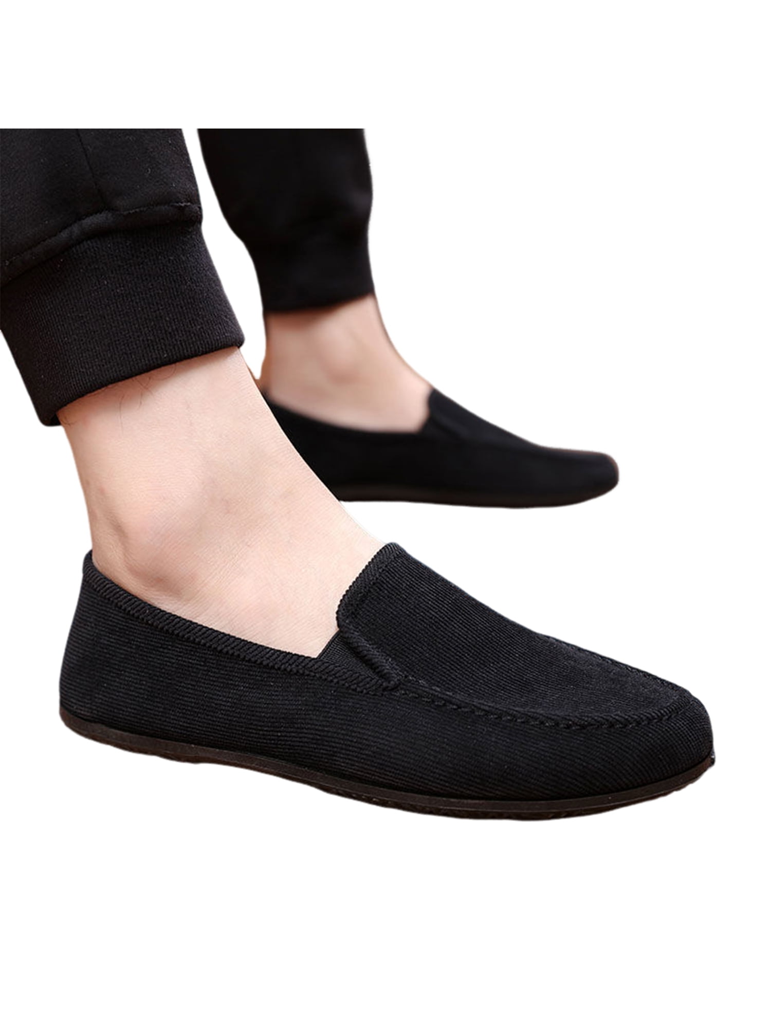 Frontwalk Mens Flats Slip On Casual Walking Shoes Canvas Loafers ...