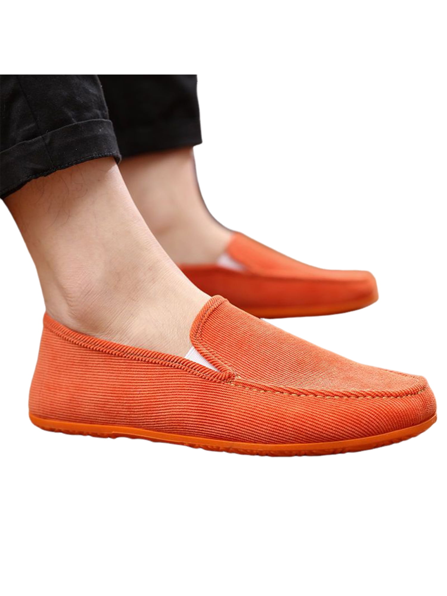 Frontwalk Mens Flats Slip On Casual Walking Shoes Canvas Loafers ...