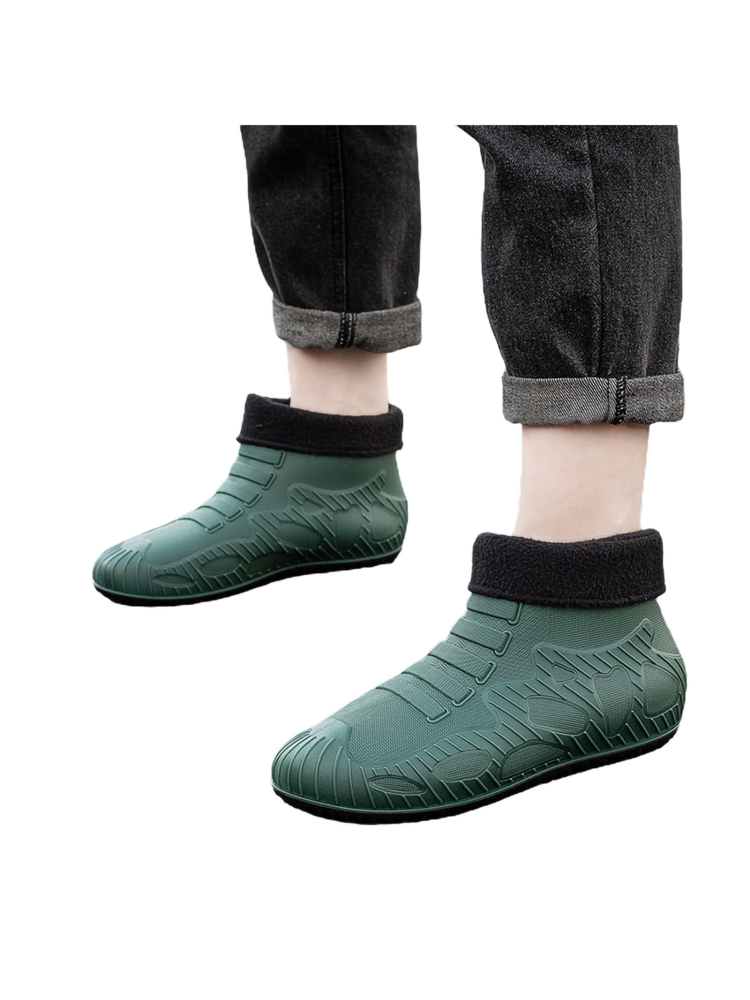 Frontwalk Mens Mules Lace Up Chef Shoe Round Toe Kitchen Shoes Outdoor ...